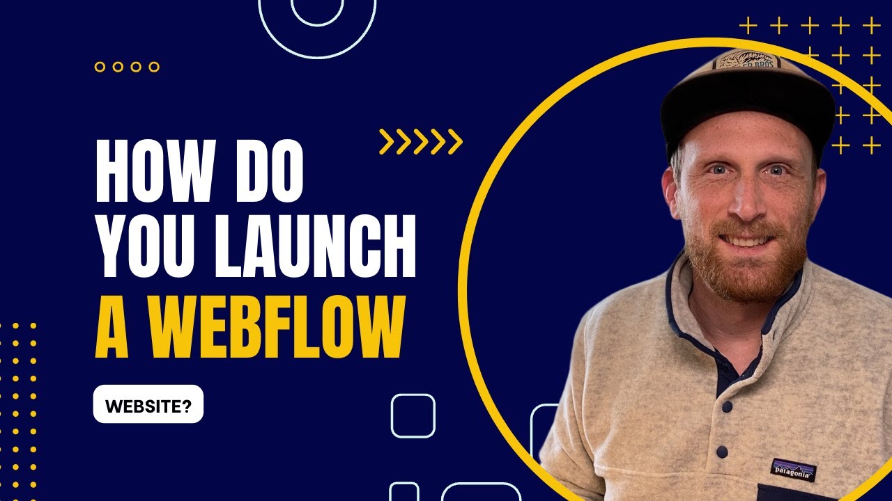 How do you launch a Webflow website - YouTube