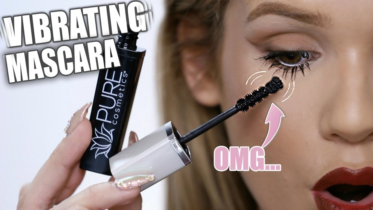 $18 VIBRATING MASCARA... Does it Work?! - YouTube