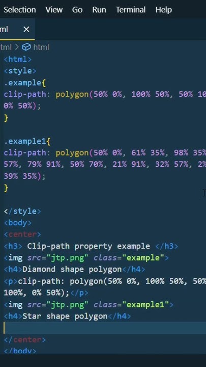 Clip path property in CSS💻 .. #programming #shorts #coding - YouTube