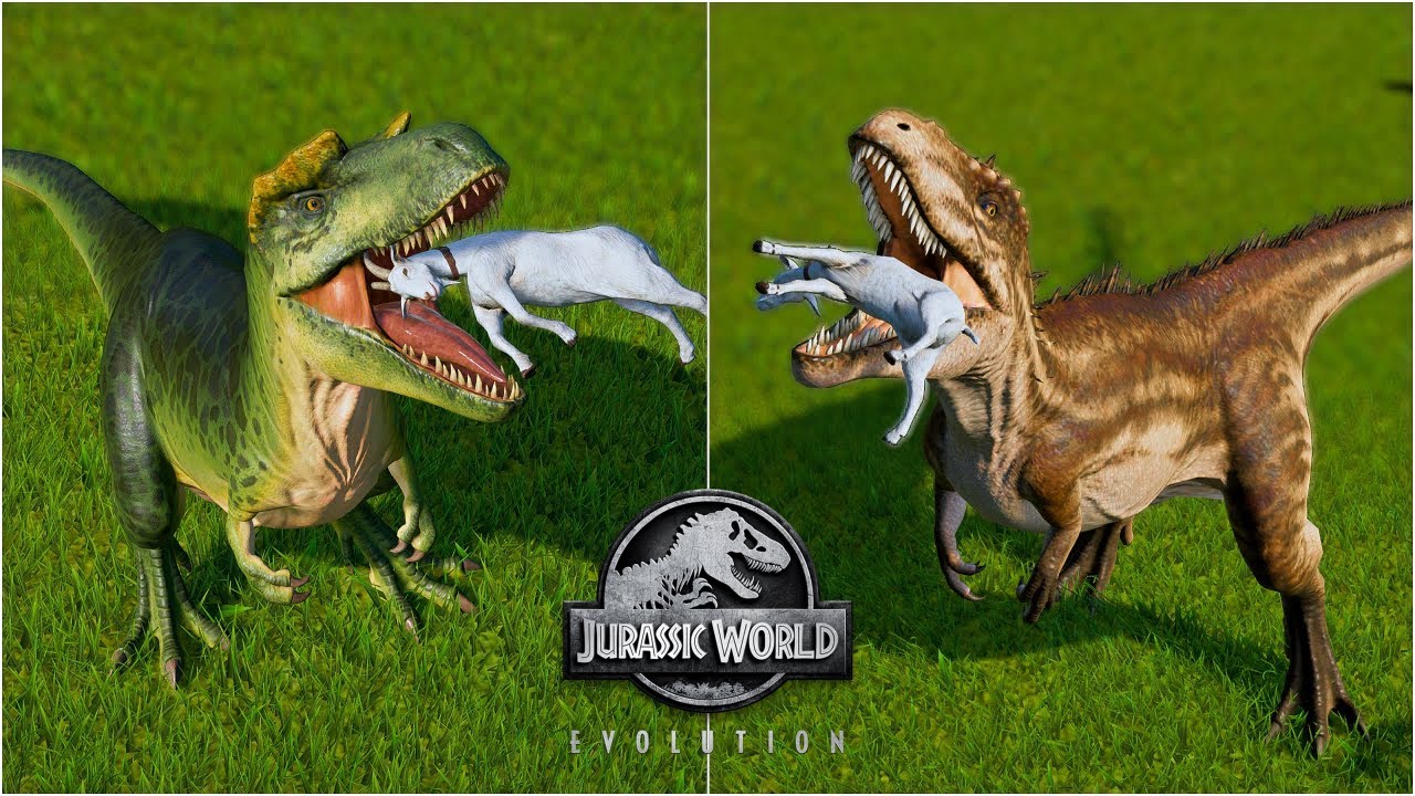 All Dinosaurs vs GOAT | Jurassic World Evolution - YouTube