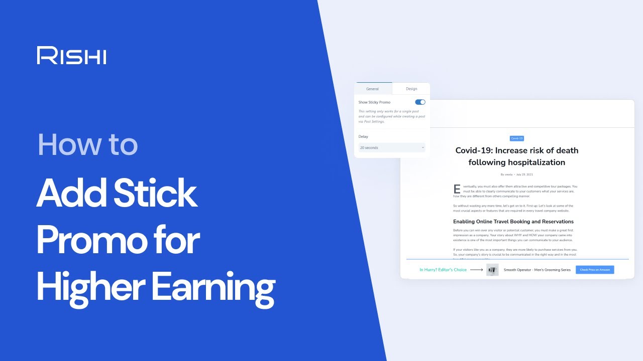 How To Add Sticky Promo For Higher Earning YouTube How To Add Sticky Promo For Higher Earning YouTube
