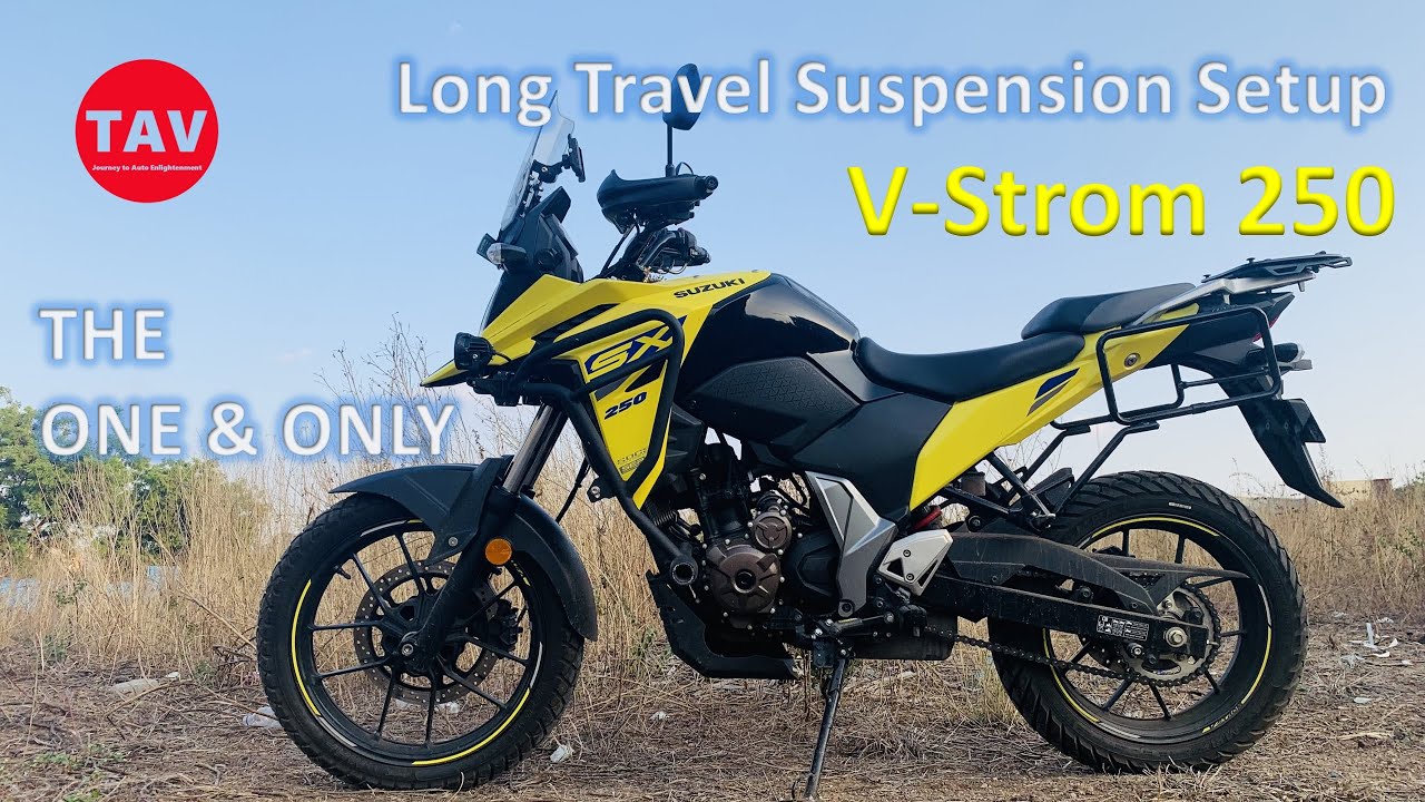 Suzuki VStrom 250 | Suspension Modifications | Teaser - YouTube