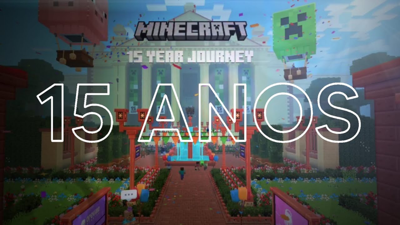 15 anos de Minecraft parte 1 - YouTube