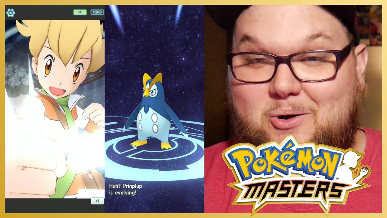 Pokémon Masters - Evolving Prinplup into Empoleon with Barry! - YouTube