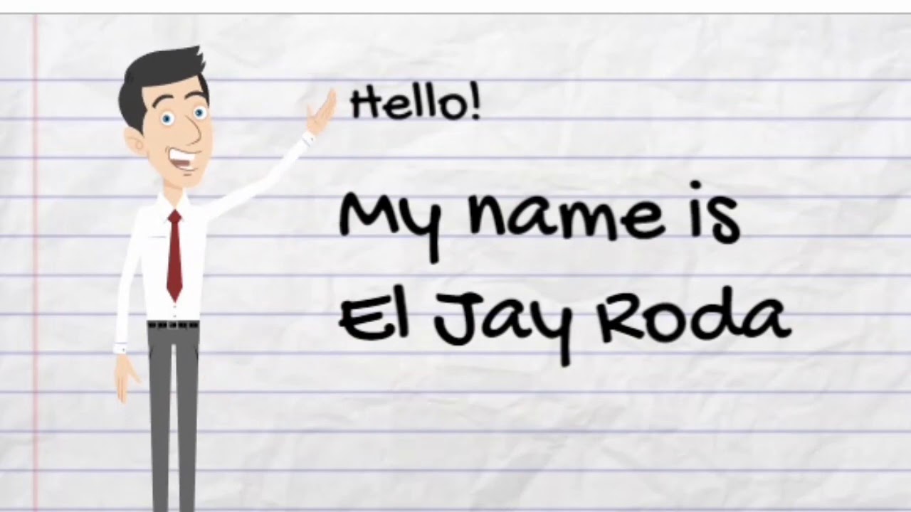 Introduce Yourself in a Creative Way (Animation) - YouTube