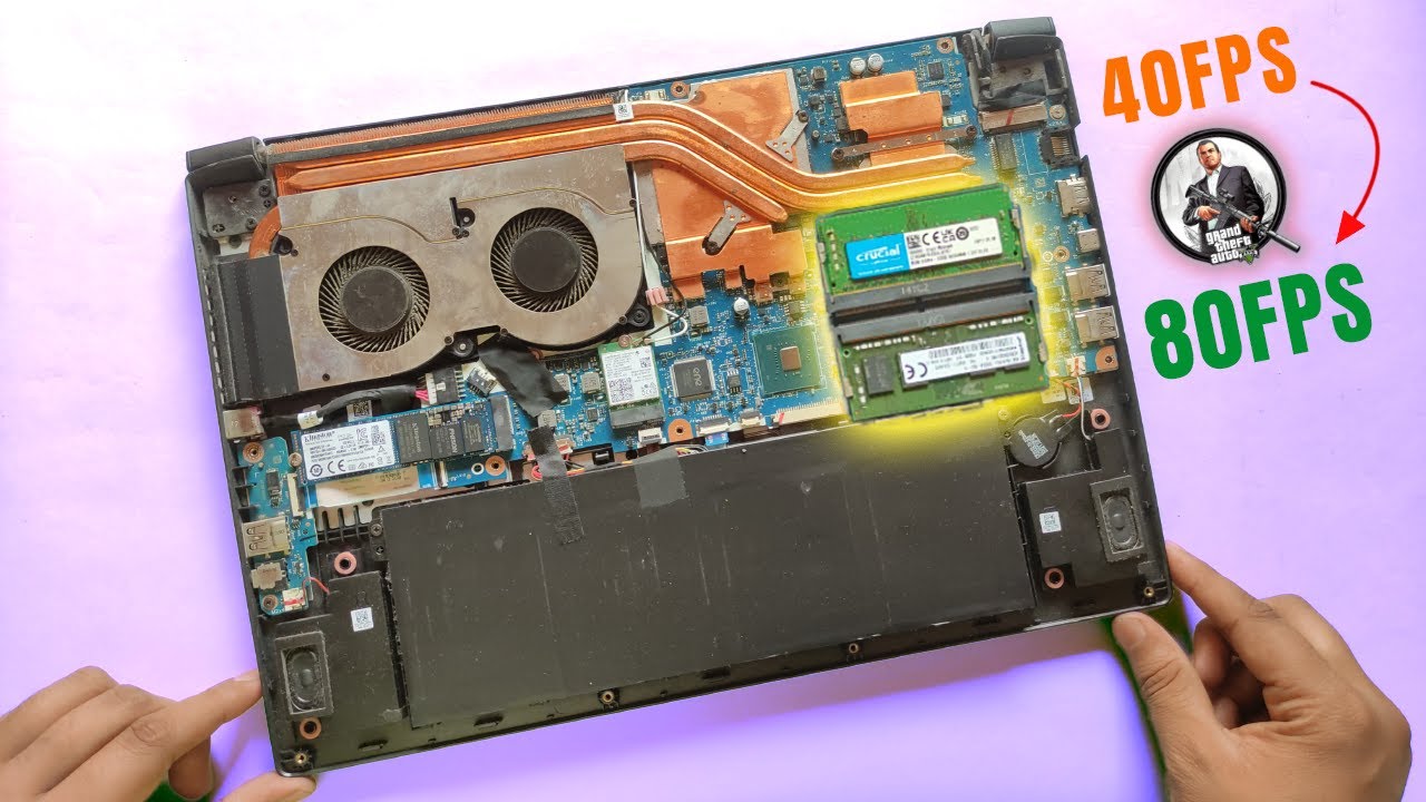 Acer Laptop RAM Upgrade 2023 || 8GB Vs 16GB Performance test Gta V ...