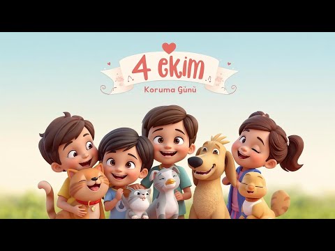 Can Dostlarımız  🐾| 4 Ekim Hayvanları Koruma Günü Şarkısı - Öğretici Çocuk Şarkıları