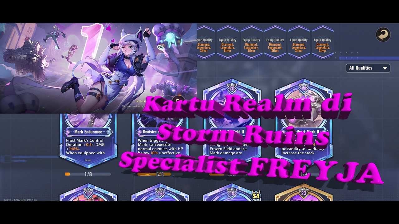 Kartu Realm Specialist FREYJA di Storm Ruins AKHIR S4 di Metal Slug ...