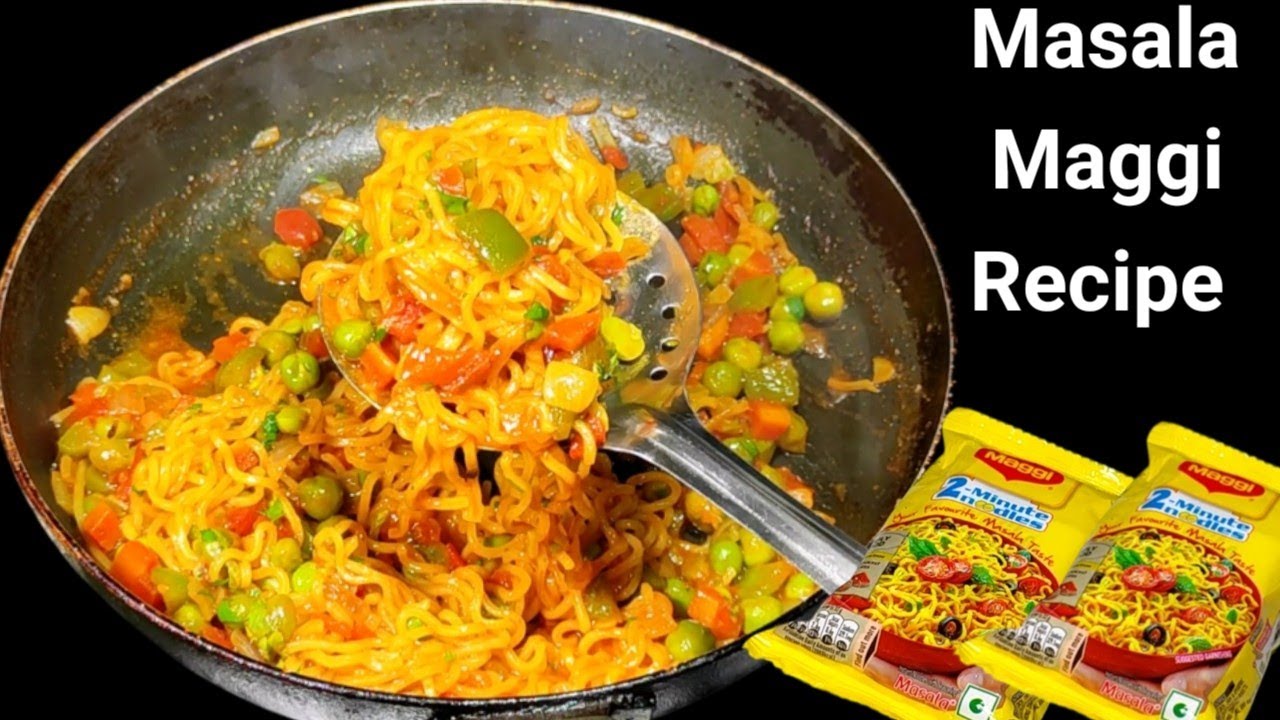 Perfect Maggi Masala Recipe। Maggi Recipe in Hindi। Vegetable Masala ...
