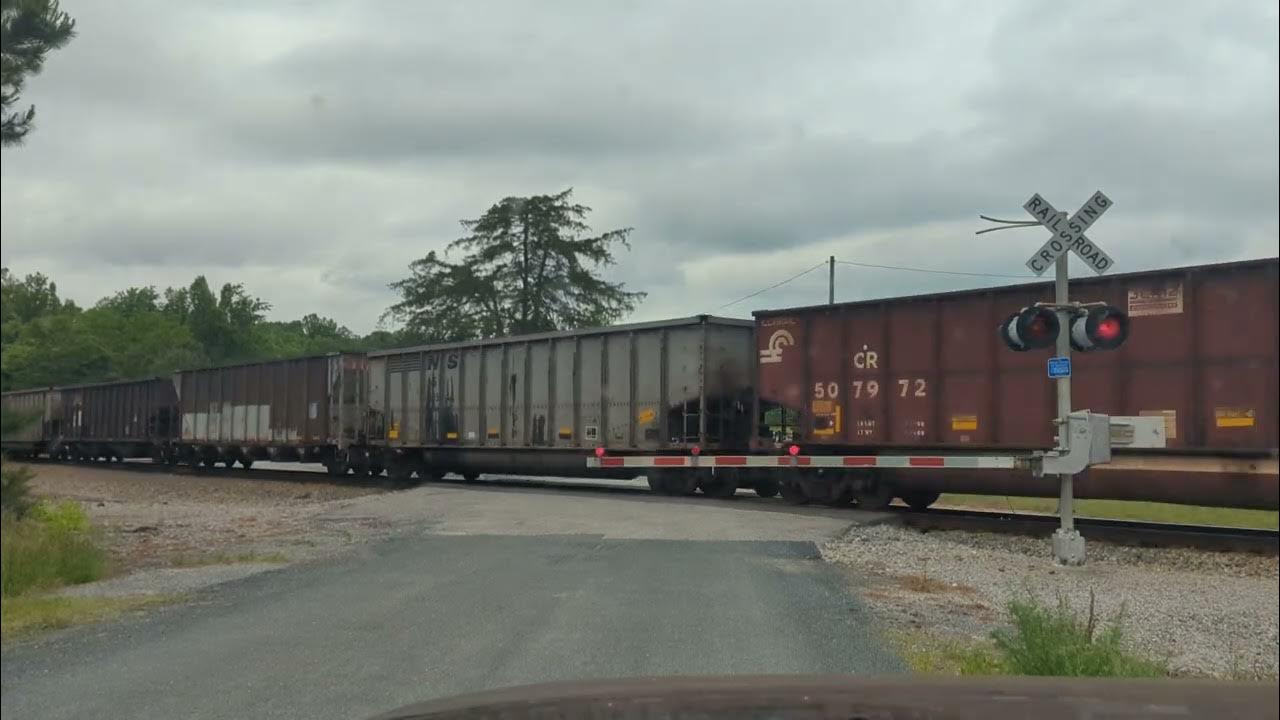 Norfolk Southern Empty Coal Hoppers westbound just west of Abeline Virginia 4/17/24 - YouTube