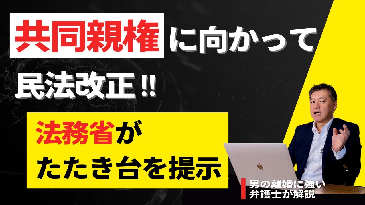 共同親権へ向けて民法改正!法務省がたたき台を提示【問題点は?】弁護士が解説 Youtube