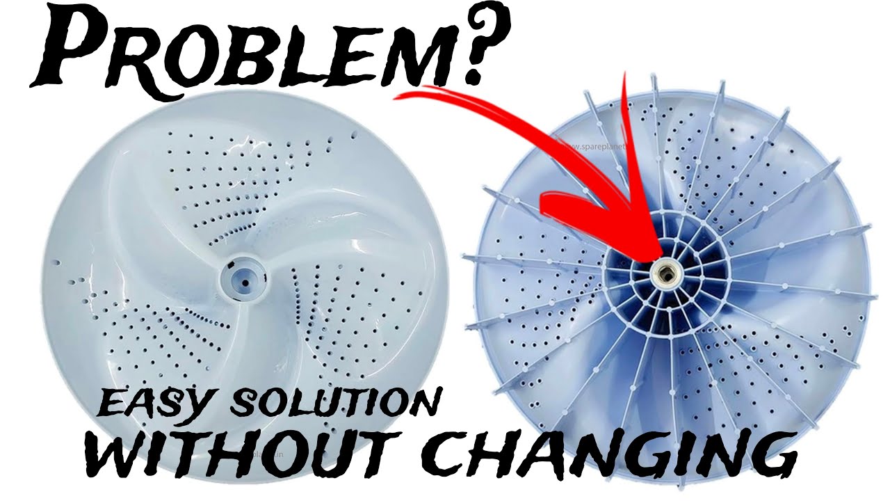 Semi Automatic Washing Machine Pulsator Wheel easy repair without ...