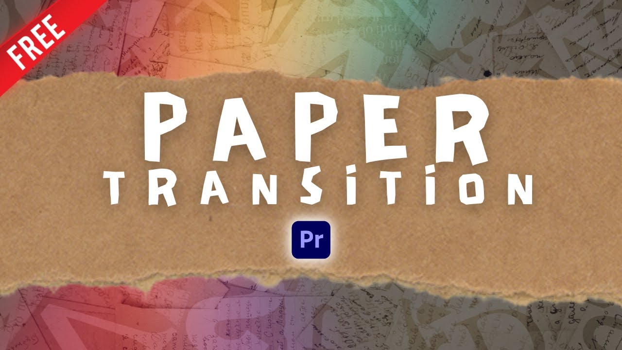 Paper Transition | Just Drag drop | Tutorial - YouTube