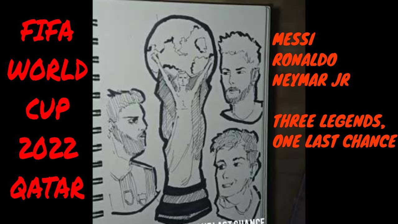 FIFA World Cup Qatar Trophy Draw Sketch #fifa22 #fifaqatar2022 # ...