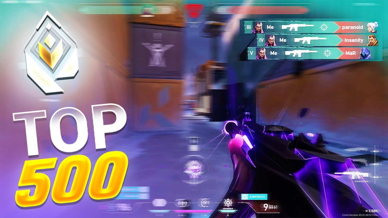 I hit Top 500 RADIANT in Valorant - YouTube