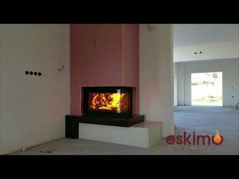 L Tipi Modern Şömine ETM - 130 - ESKİMO ŞÖMİNE