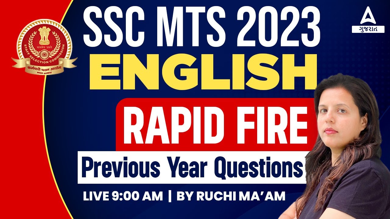 SSC MTS English Classes 2023 | SSC MTS English Previous Year Questions ...