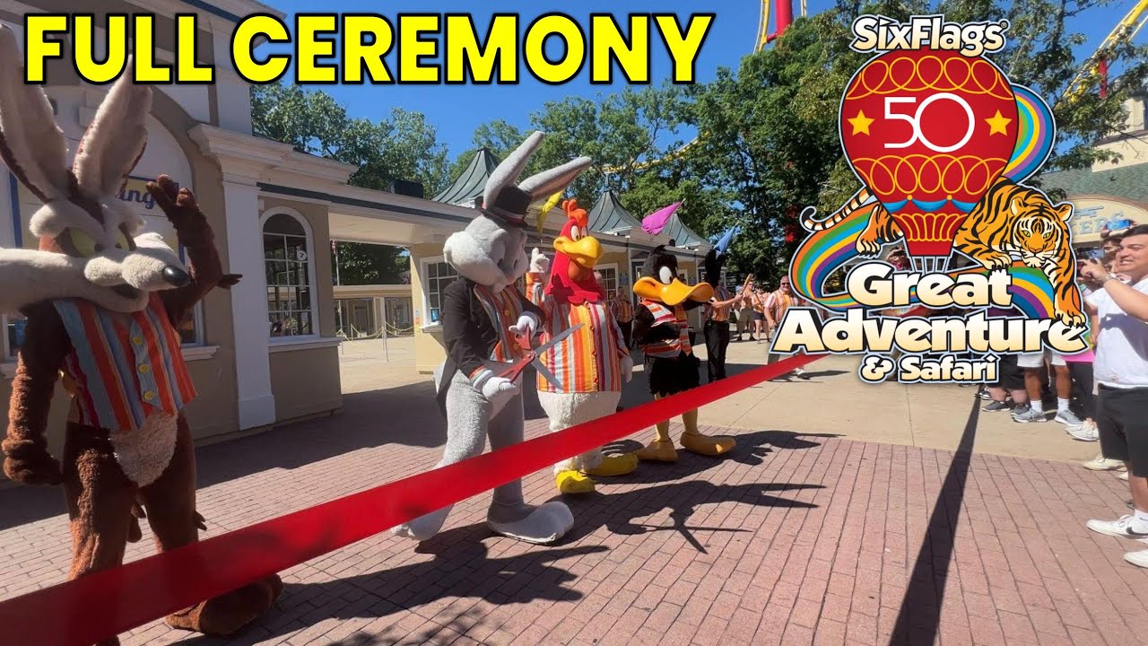 Six Flags Great Adventure - 50th Anniversary Grand Opening | 7/1/24 ...