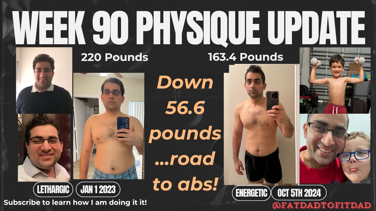 Week 90 Physique Update: Down 1 pound to 163.4 - Focusing on compound ...