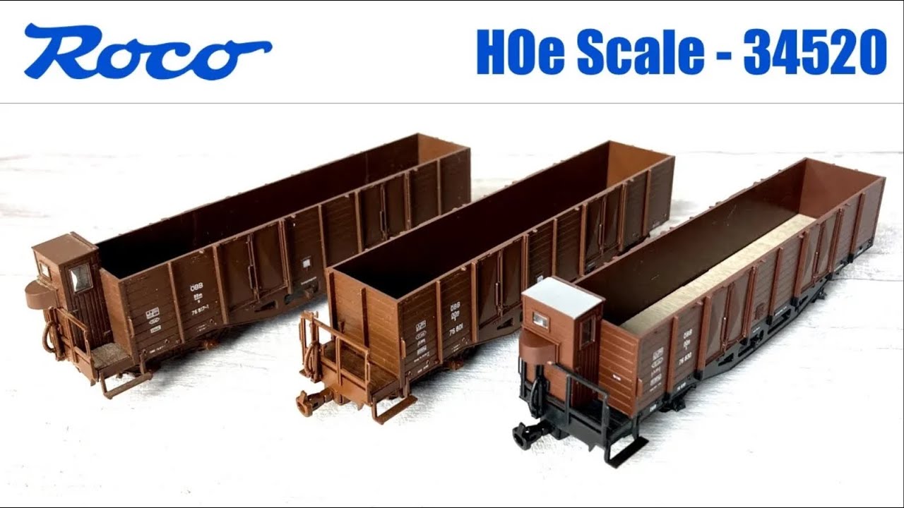 Roco HOe scale bogie open wagon Unboxing & Review Secondhand Model ...