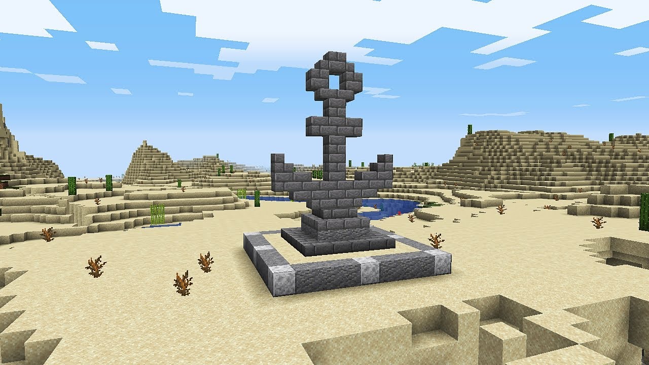 Anchor Statue In Minecraft Tutorial YouTube anchor-statue-in-minecraft-tutorial-youtube