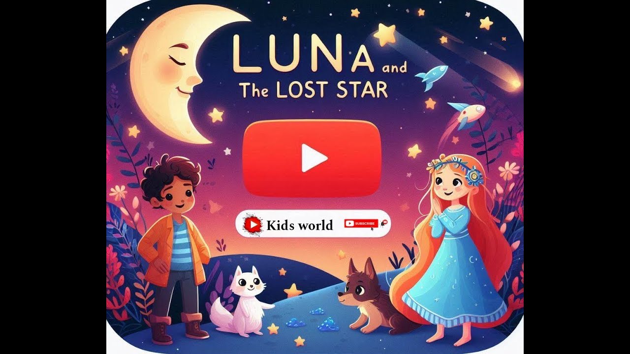 Luna and the Lost star || best kids cartoon story || Kids world ...