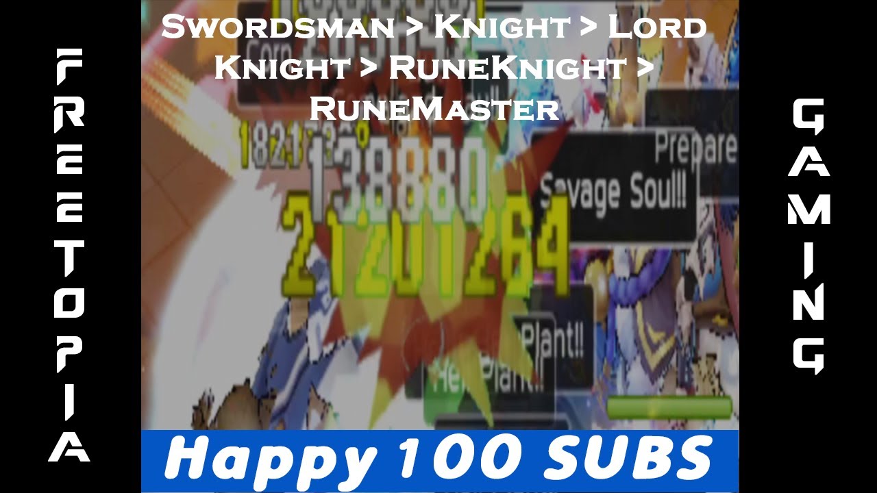 Tutorial Swordsman to Rune Knight then RUNEMASTER Ragnarok Mobile F2P ...