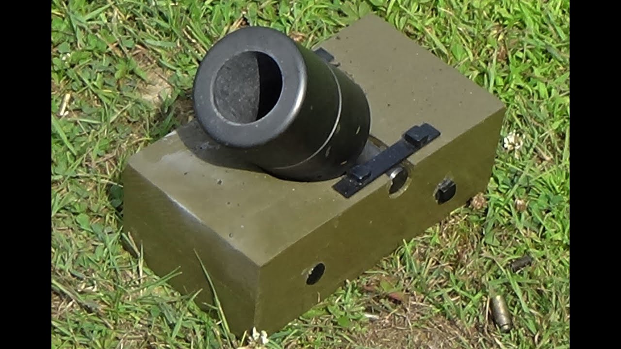 Trail Rock Ordnance Golf Ball Mortar with patched golf balls - YouTube