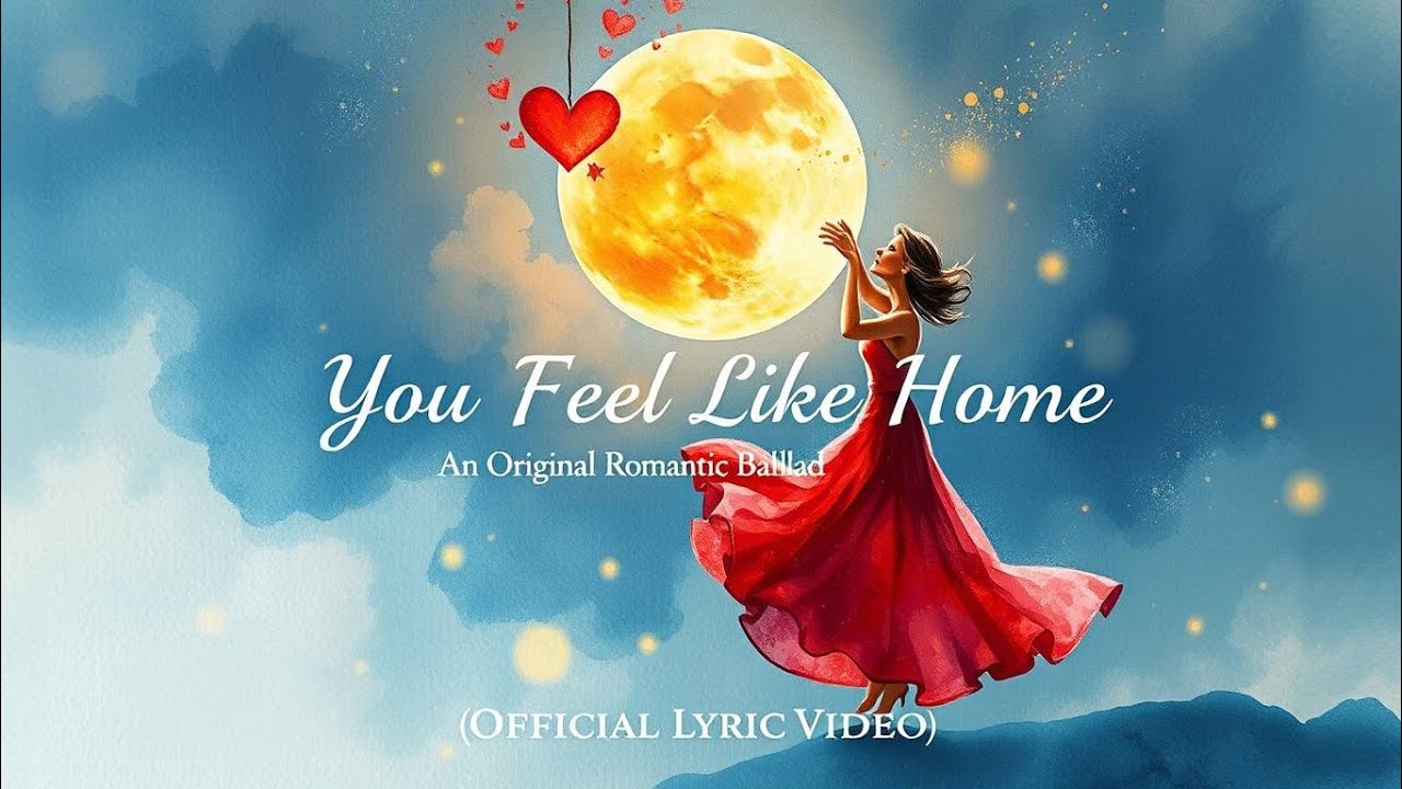 You Feel Like Home – Romantic Love Song 2025 | Official Lyric Video ...