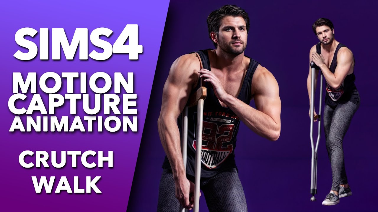 The Sims 4 | CRUTCH WALK Animation Pack | Download - YouTube