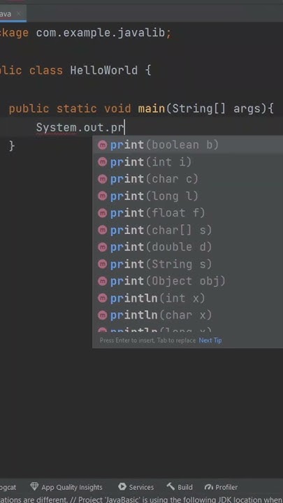 Running Java Programs in Android Studio | Java Basic Course #shorts #androidstudio #java # ...