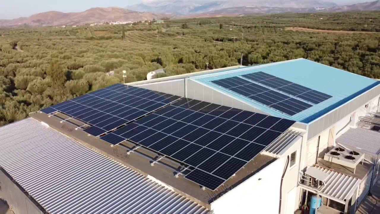 Φωτοβολταϊκή εγκατάσταση Αυτοπαραγωγής (Net Metering) ισχύος 50kW - YouTube