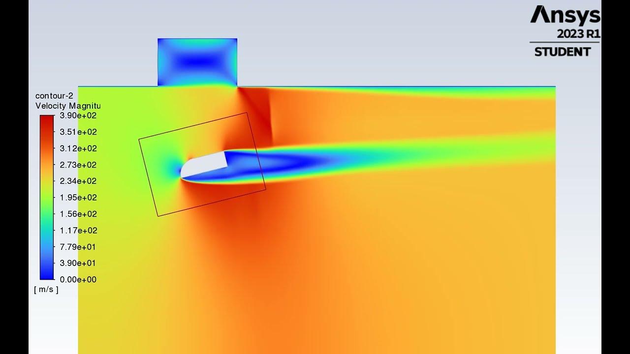[ANSYS Fluent Advanced Tutorial] 폭탄 투하(overset, UDF, dynamic-mesh, 6 DOF, TUI command) - YouTube