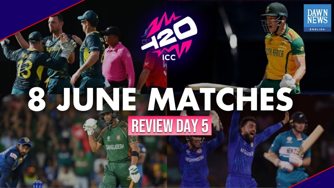 ICC Men’s T20 World Cup 2024: Day 5 Review | Cricket Highlights | Dawn ...