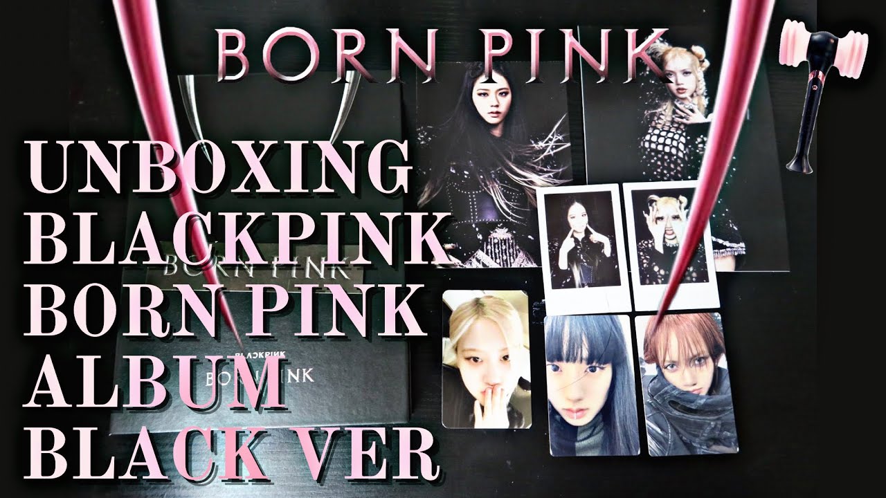 BLACKPINK 'Born Pink' Album Unboxing: Black Version 🖤 - YouTube