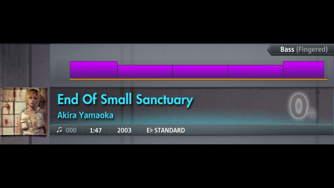 73. HD【Bass - Akira Yamaoka】Silent Hill 3 End of Small Sanctuary (Self Practice Rocksmith) - YouTube