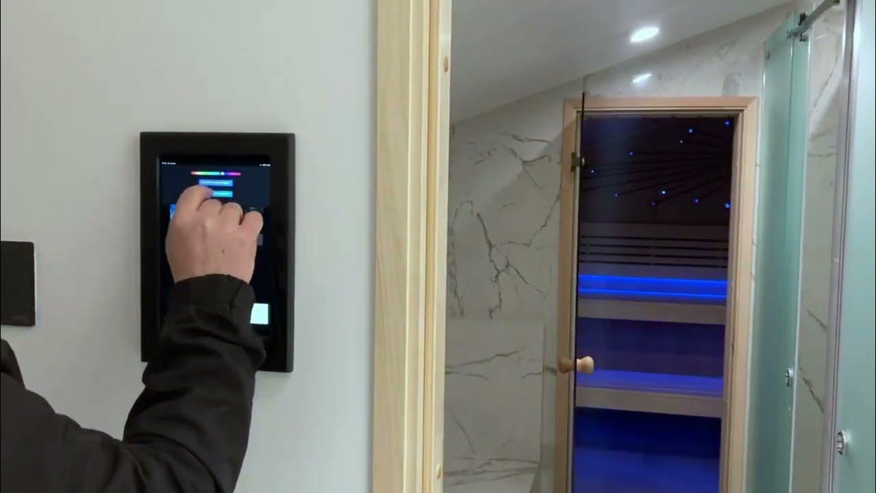 Светильник для бани RGB своими руками - YouTube