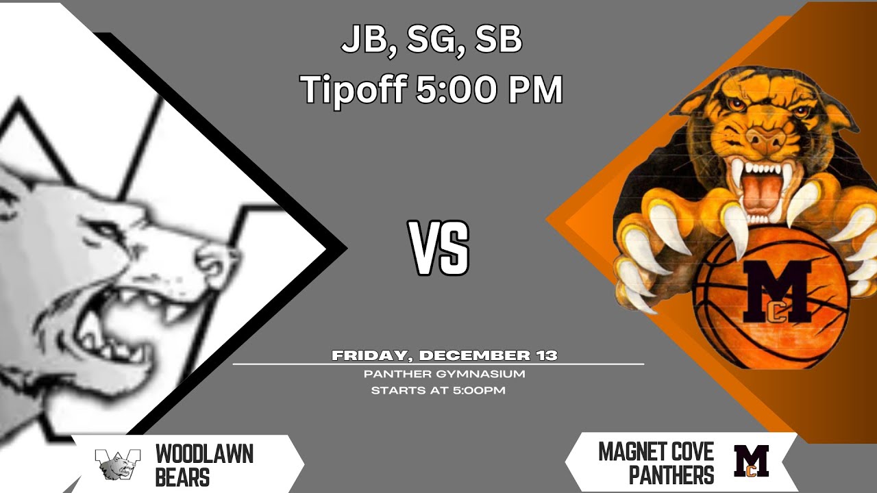Magnet Cove Panthers vs. Woodlawn Bears - YouTube
