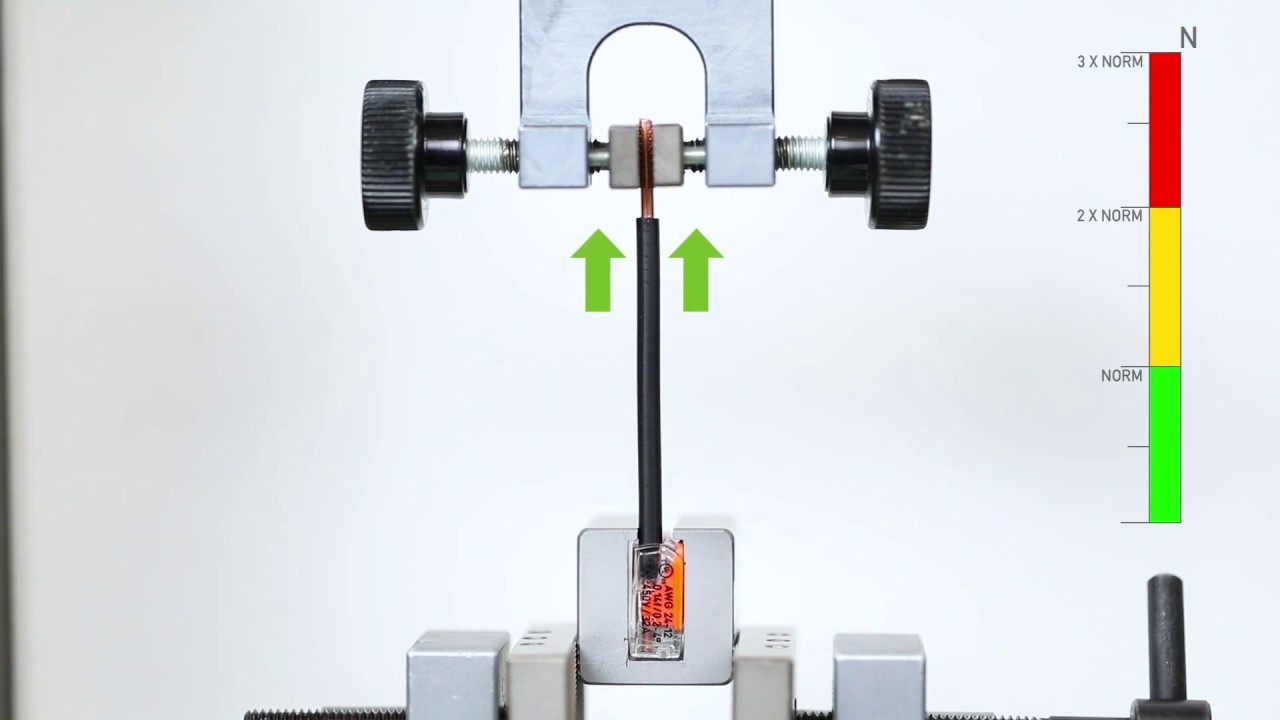 Conductor Retention Force – Testing the WAGO 221 Series Splicing ...