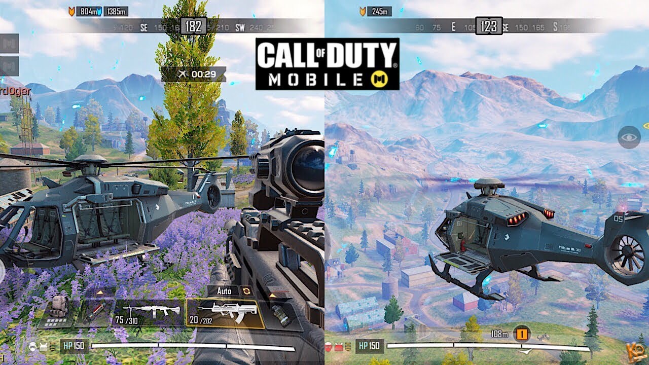 CALL OF DUTY MOBILE | Helicopter Strike | Battle Royale - YouTube