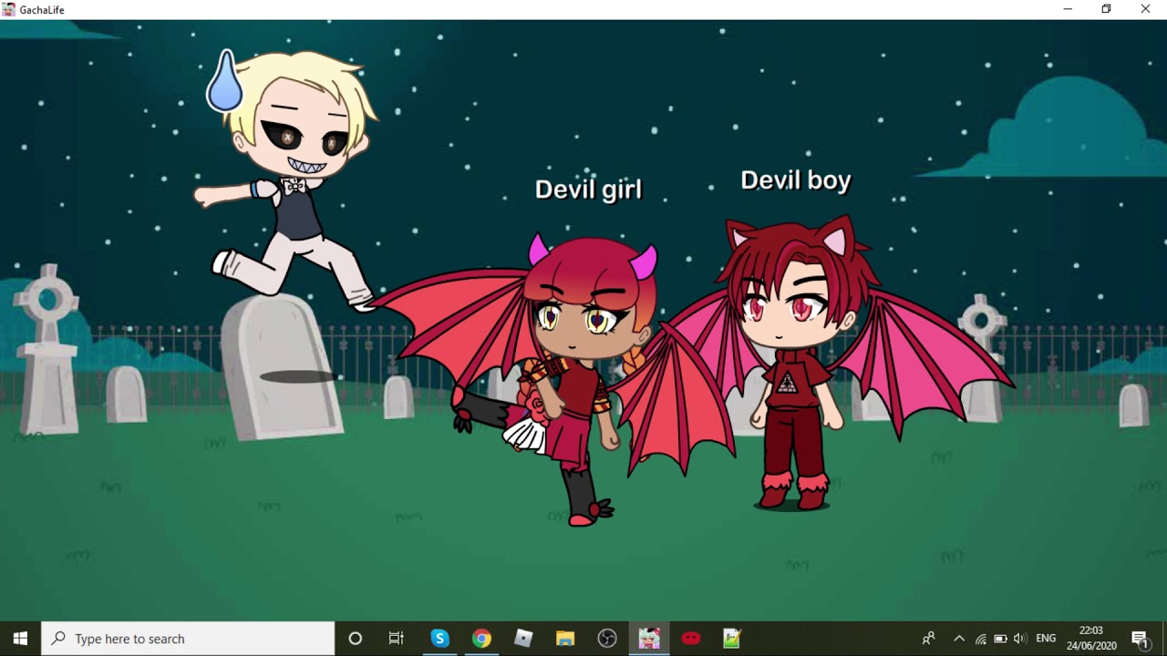 Gacha Life - Devils beat up police | Evil Stories Ep 01 - YouTube