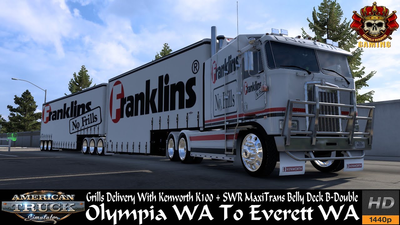 ATS - Grills Delivery - Olympia WA To Everett WA - Kenworth K100 ...