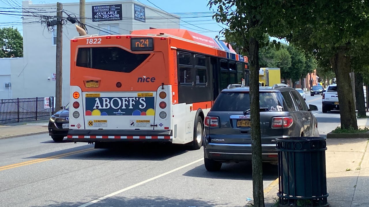 NICE Bus: 2011 Orion VII CNG NG 1822 n24 - YouTube