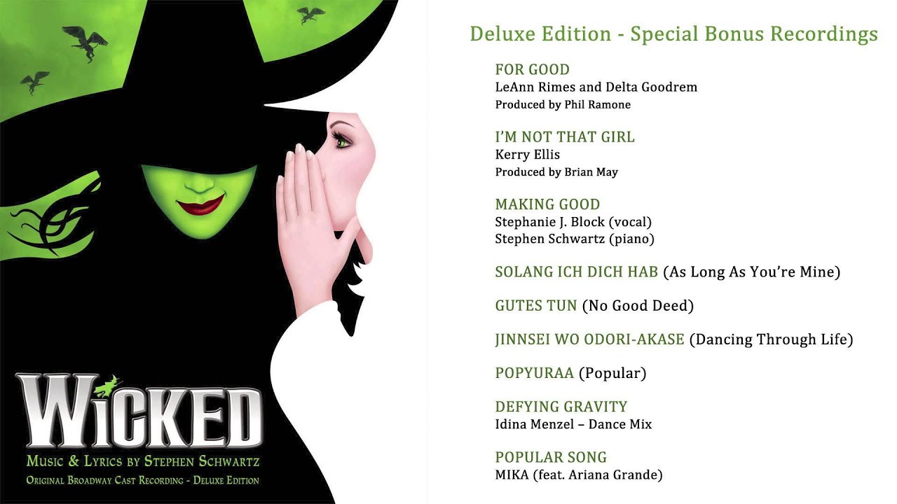 Wicked OCR 10th Anniversary Deluxe Edition CD2 Album Sampler - YouTube