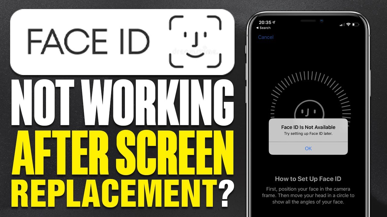 Why is My Face ID Not Working After Screen Replacement? - YouTube