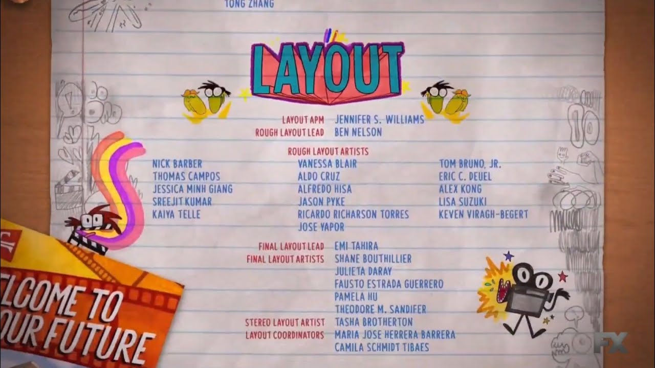 The Mitchells vs. Machines End Credits On FX (NO FX Split Screen ...