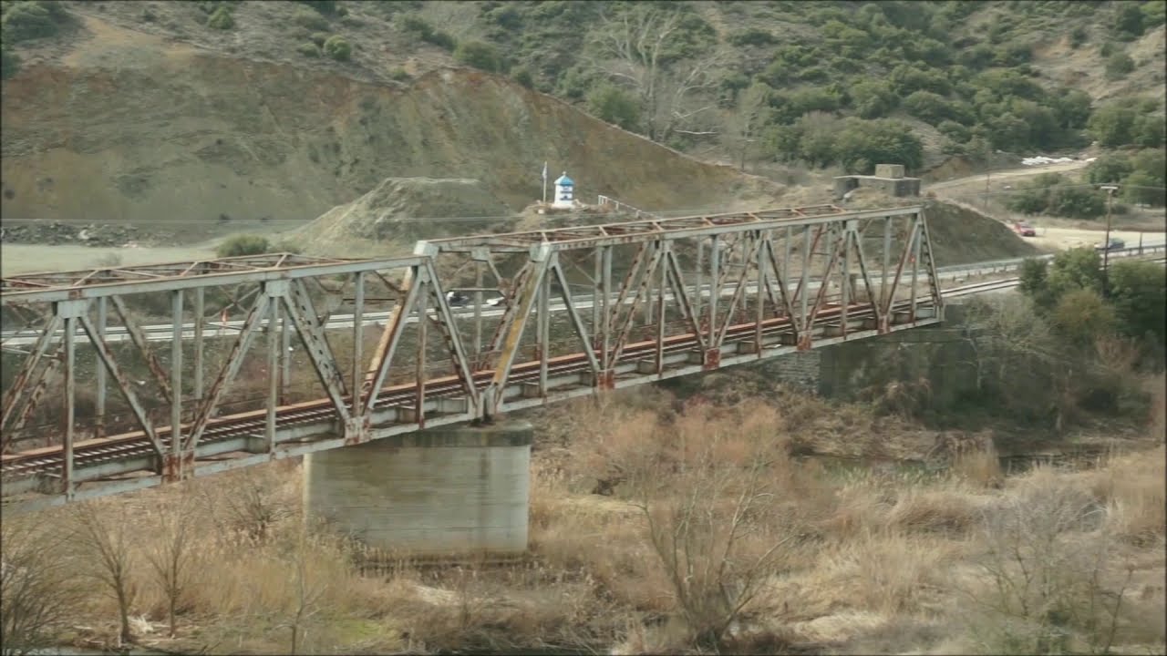 Παλιά σιδηροδρομική γέφυρα Εχεδώρου η Γαλλικού πόταμου - YouTube