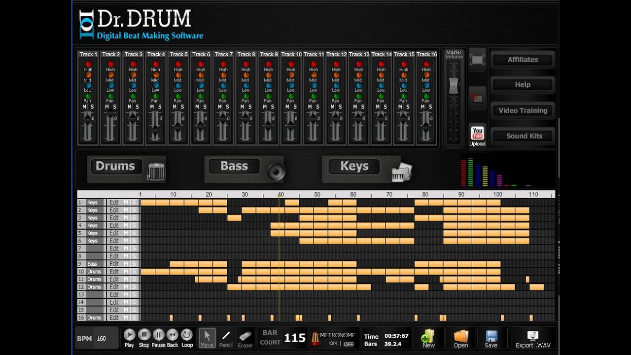 Dr Drum Beat Making Program - YouTube