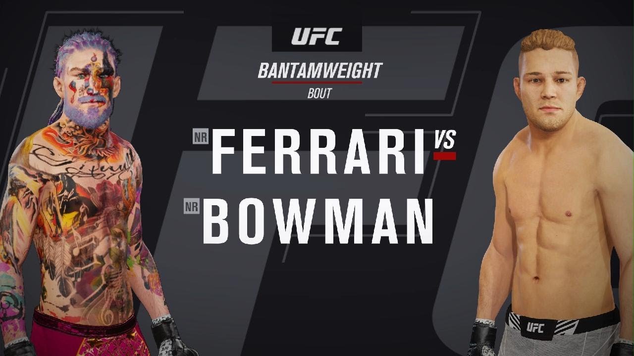 UFC 4 Joker vs Bowman - YouTube