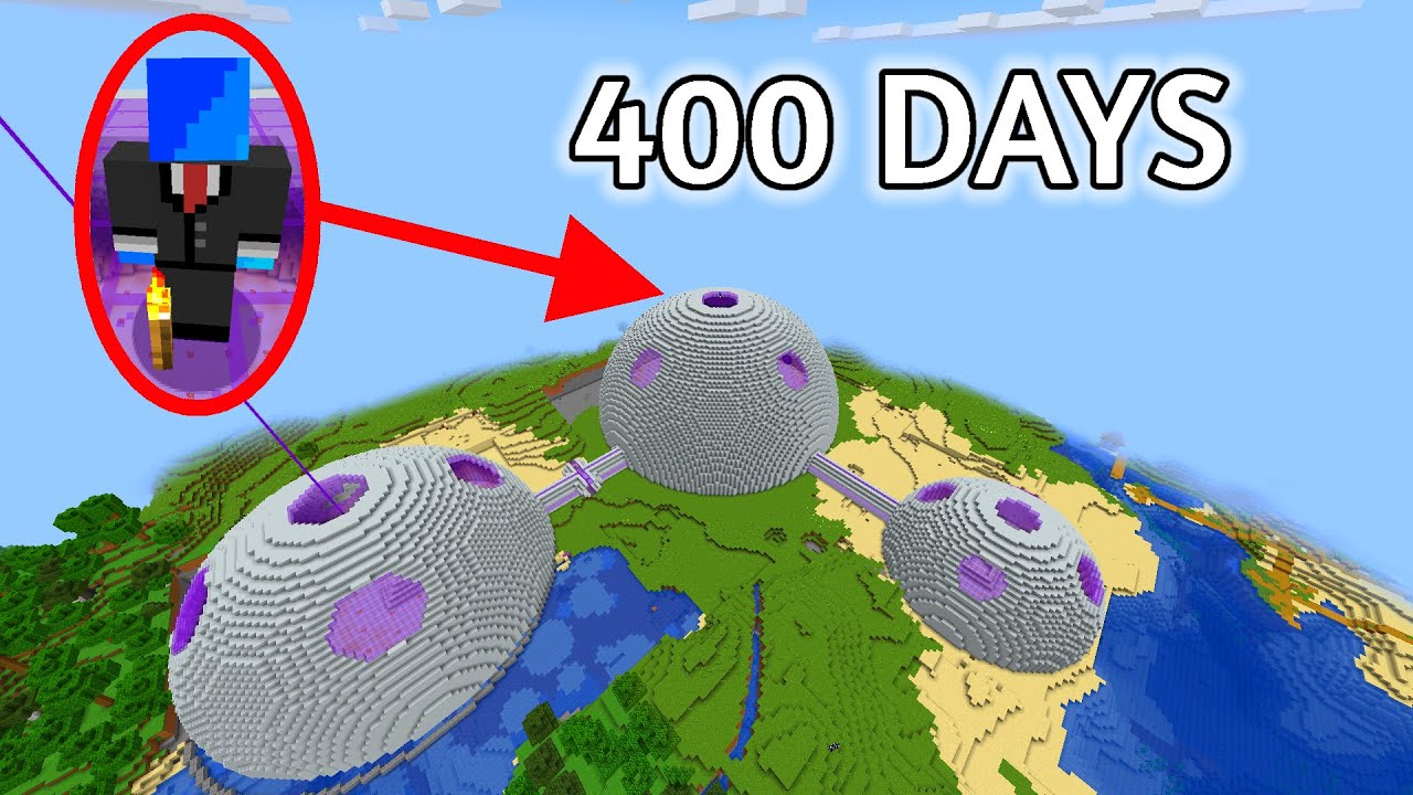 I Built My Dream Mega Base in Survival Minecraft - YouTube